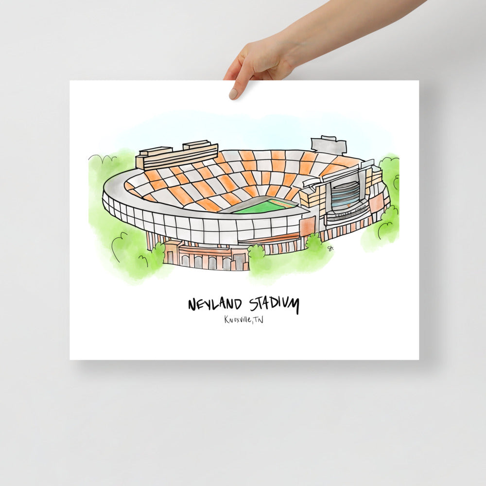 Neyland Stadium Print – Sydney Alleman Art